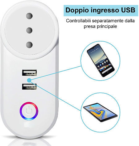 China 16A Italian Tuya Wi-Fi Smart Plug, App controlled Plug Alexa ...