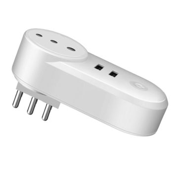China 16A Italian Tuya Wi-Fi Smart Plug, App controlled Plug Alexa ...