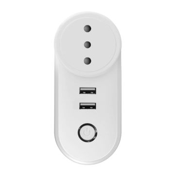 China 16A Italian Tuya Wi-Fi Smart Plug, App controlled Plug Alexa ...