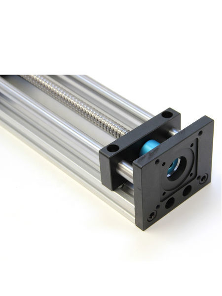 China China high precision 800mm stroke stepper motor driven ball screw ...