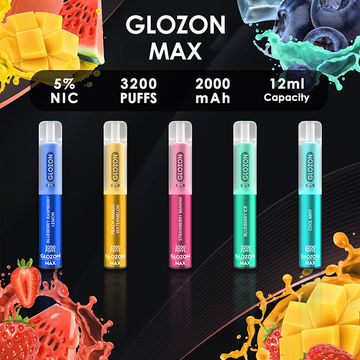 China Wholesale GLOZON MAX disposable device rechargeable vape pen ...