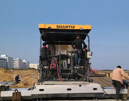 Chinese Manufacture Shantui 9m SRP90S PLUS Fully Hydraulic Asphalt Wheel Paver Price, Driveway ...