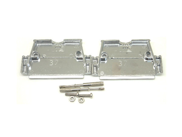 China D-Sub connector housing zinc alloy metal hood DB62 d-sub 37 pin ...