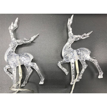 China Christmas Clear Deer Lighting Led Serial Lights String on Global ...