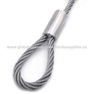China High Tensile AISI304/316 Stainless Steel Wire Rope Sling with ...