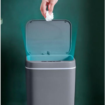 China Household Contactless Intelligent Induction Dustbin on Global ...