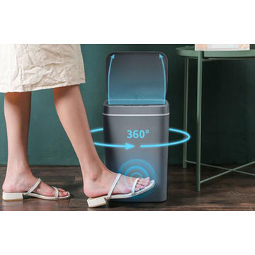China Household Contactless Intelligent Induction Dustbin on Global ...