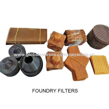 China FOUNDRY FILTERS Metal casters cast irons, aluminum Filters ...
