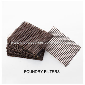 China FOUNDRY FILTERS Metal casters cast irons, aluminum Filters ...