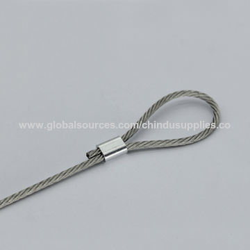 China DIN 3093 Standard Wire Rope Aluminum Oval Sleeve Ferrules/Stop ...