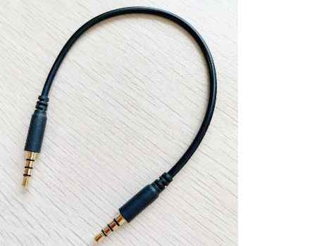 3.5mm Audio cable, 4 pole gold plated 3.5mm stereo audio/video cable ...