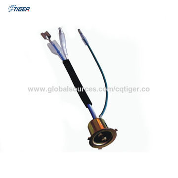 China Motorcycle Lamp Socket Factory, Bulb Holder CG-125A wire harness ...