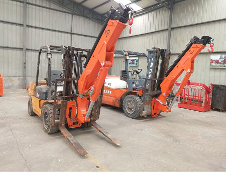 Brand New Hydraulic Arm Forklift Boom Crane Attachment, forklift jib ...