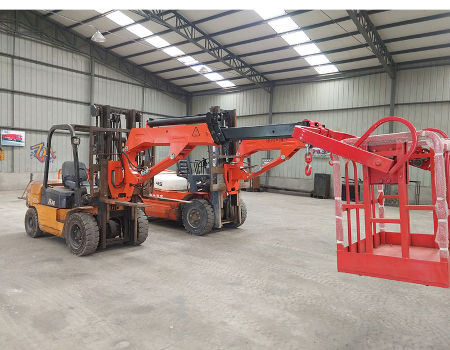 Brand New Hydraulic Arm Forklift Boom Crane Attachment, forklift jib ...