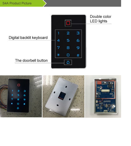 China Digital Touch-Screen Keypad WiFi Access Control System EM or MF ...
