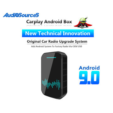 China Carplay android box 4G 32G car ai multimedia player box android 9 ...