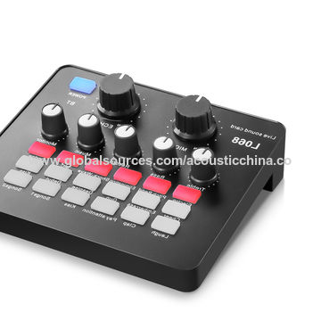 China Hot Selling Sound Card Live Sound Card for Recording on Global ...