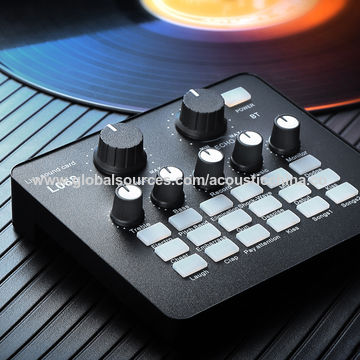 China Hot Selling Sound Card Live Sound Card for Recording on Global ...