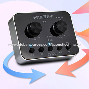 China Best Selling Sound Card Live Sound Card for Singing on Global ...