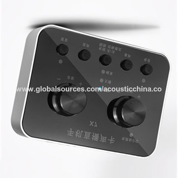 China Best Selling Sound Card Live Sound Card for Singing on Global ...