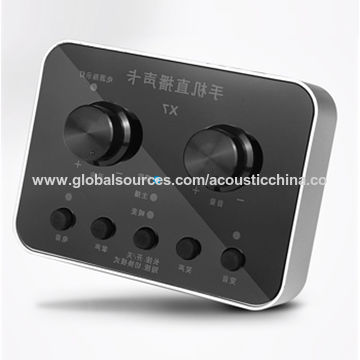 China Best Selling Sound Card Live Sound Card for Singing on Global ...