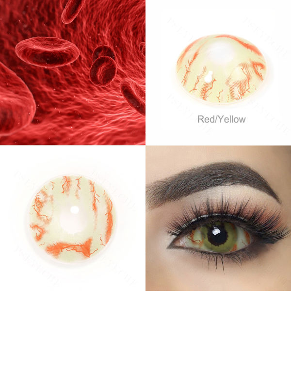 Rinnegan Sclera Lenses 22mm full eyes halloween eye decoration purpose ...