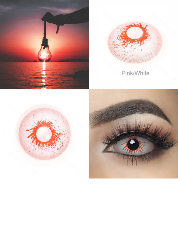 Rinnegan Sclera Lenses 22mm full eyes halloween eye decoration purpose ...