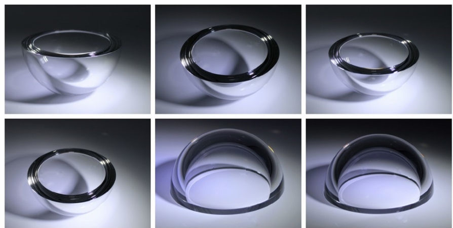 China Dome Lens BK7/H-K9L Glass Camera Cover Lens for Underwater Camera ...