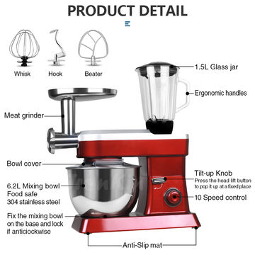 China Shenzhen Competive 1200W Kitchen Planetary Stand mixer on Global ...