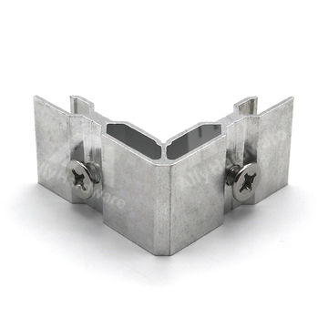 China Hand knot bracket line 32 aluminum window joint corners for frame ...