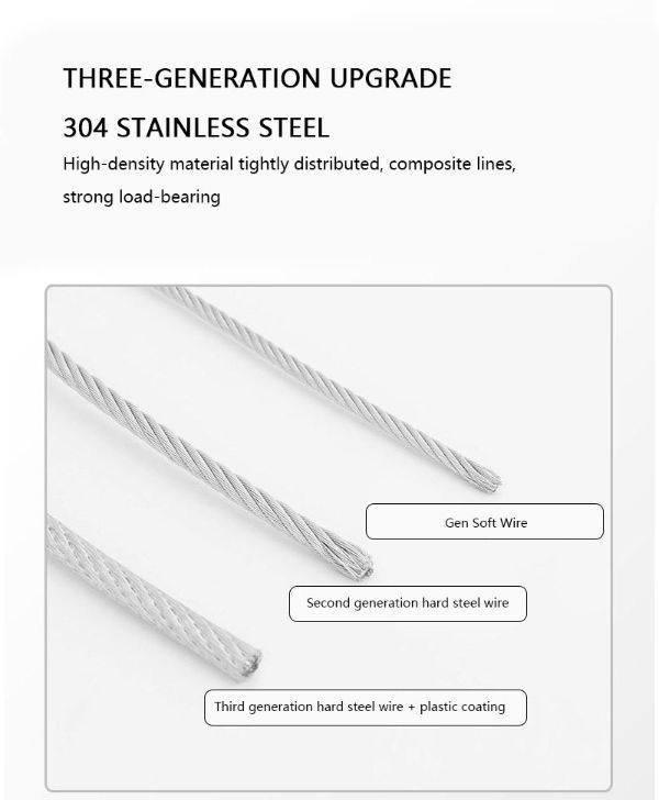China Indoor Portable Stainless Steel Metal Telescopic Clothesline on ...