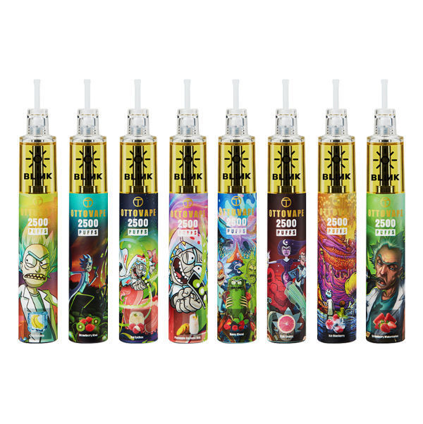 OTTOVAPE BLINK 2500 Puffs Disposable Vape Pen With 7 Colors RGB Light ...