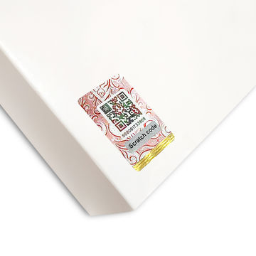 China Custom Anti-counterfeiting Adhesive Security Unique QR Code ...