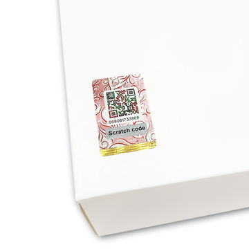 China Custom Anti-counterfeiting Adhesive Security Unique QR Code ...