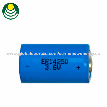 China China ER14250 battery equivalent er14250h 1/2aa 3.6v Lithium ...