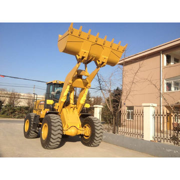 China 6 ton front loader, high quality hydraulic 6000kg wheel loader ...