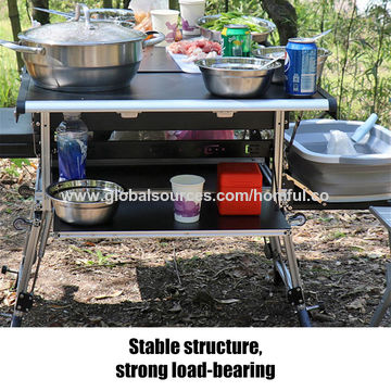 China Outdoor Kitchen HOMFUL Outdoor RV Camping Portable Foldable ...