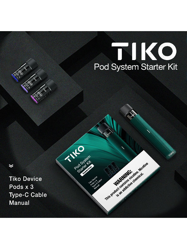 China All-in-one TIKO 900 Puffs Rechargeable Vape Pen Kit on Global ...