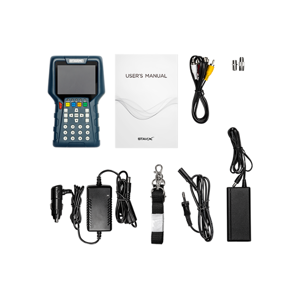 China 3.5 inch HEVC HD Satellite Terrestrial Cable Combo Signal Meter ...