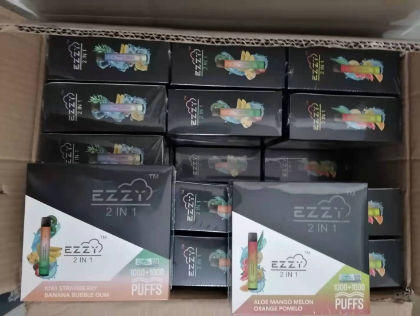 China Ezzy 2 in 1 disposable vape pen electronic cigarette 2000puffs on ...