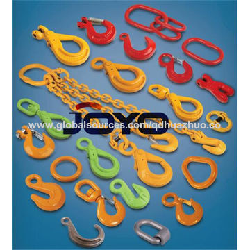 China Drop forged clevis clutch hook, yellow or red painted, rigging ...