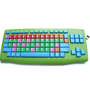 China Wired OEM/ODM Children's cartoon Kids keyboard colorful Mini ...