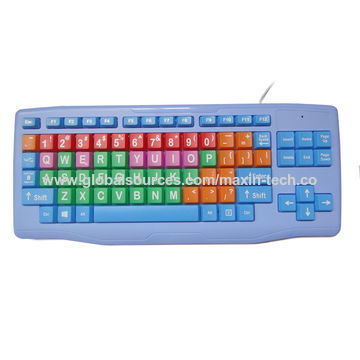 China Wired OEM/ODM Children's cartoon Kids keyboard colorful Mini ...