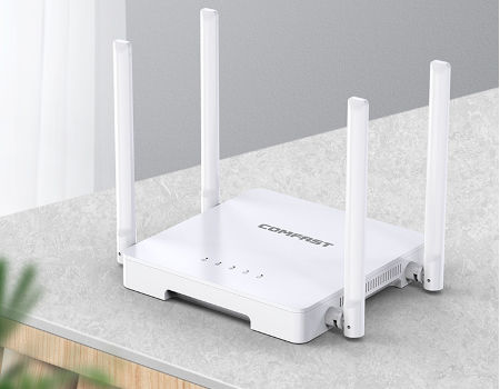China COMFAST WIFI Router 300Mbps 2.4G 802.11 b/g/n 4 Antennas192.168. ...