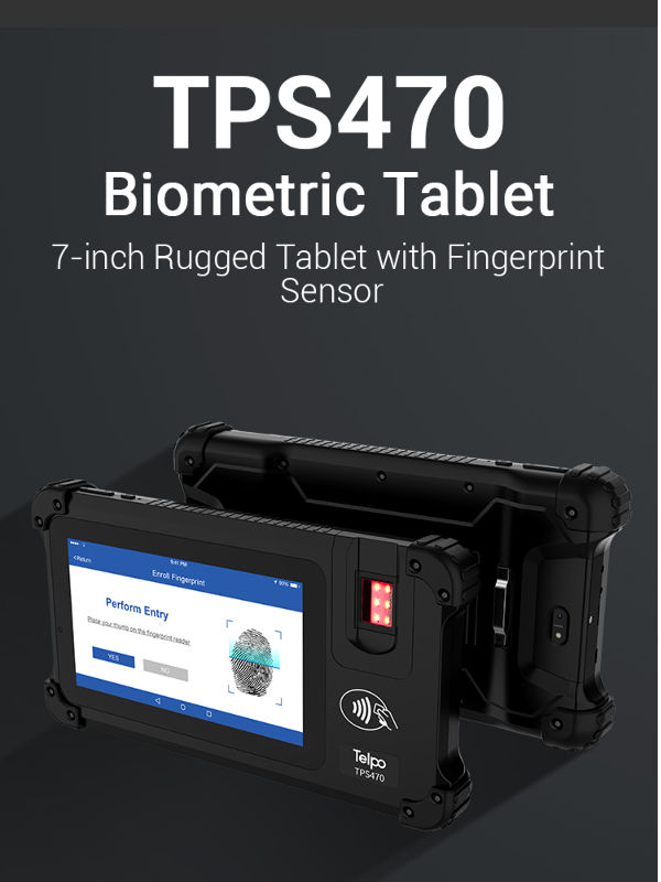 China 7'' 3G/4G/wifi/bt industrial fingerprint reader handheld Android ...