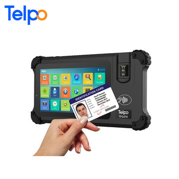 China 7'' 3G/4G/wifi/bt industrial fingerprint reader handheld Android ...