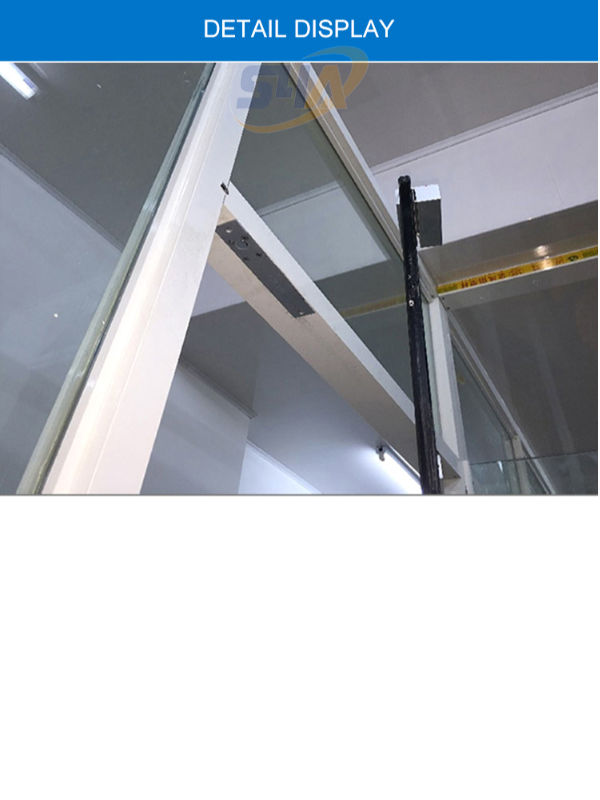 China Aluminum material drop bolt lock u bracket for frameless glass ...