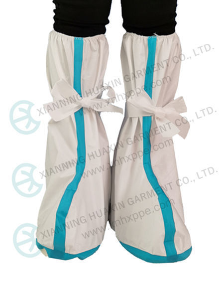 China Durable Disposable Non-slip Microporous Shoe Cover Safety Boot ...