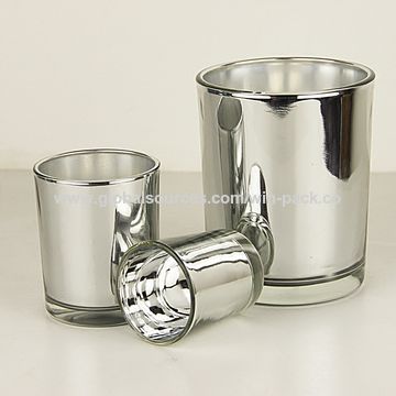 China Winpack Cosmetic Glass Cups Red Blue Green Gift Candle Holders ...