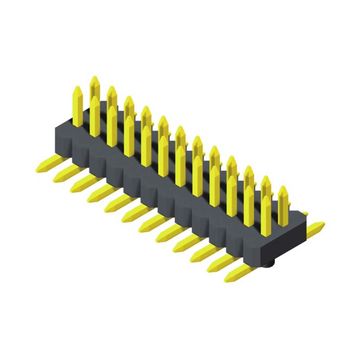 China 1.0mm Pin Header H1.0 Single Row SMT Soldering Gold plated 1x02P ...